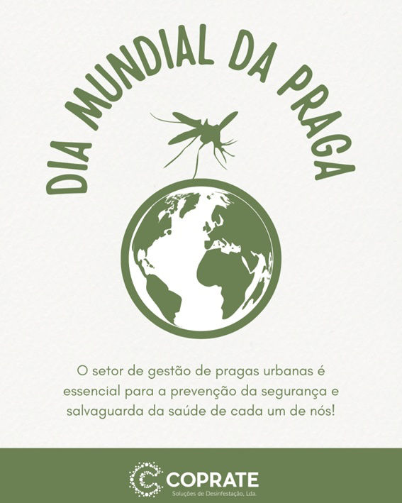 Coprate. World Pest Day - Dia Mundial da Praga